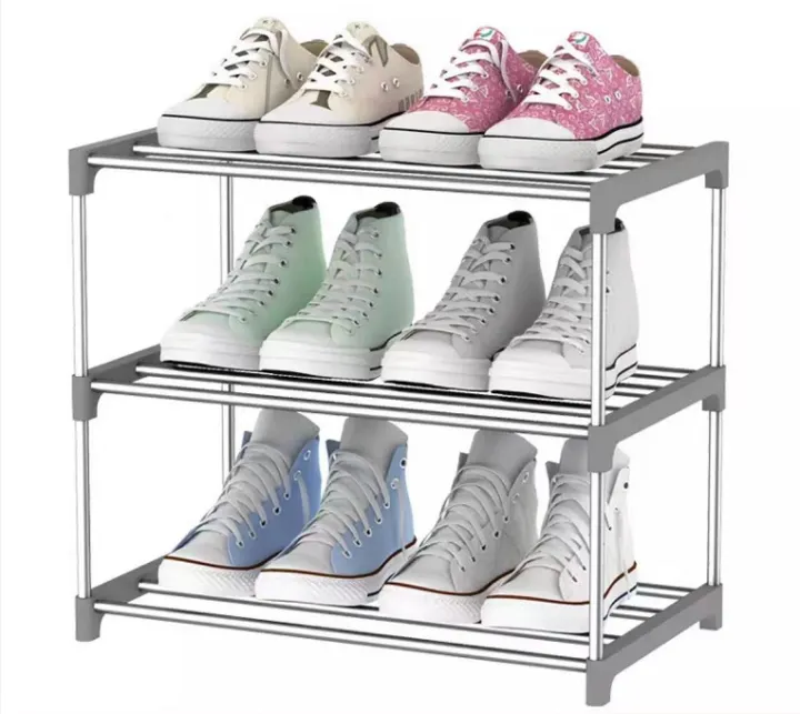 3-Layer Shoe Rack Cabinet/Storage/Stackable 3 Layer Shoe Rack Shoe ...