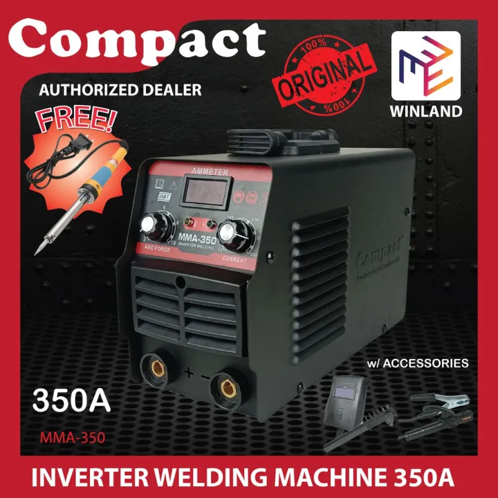Compact JAPAN Portable Inverter Welding Machine 350A MMA-350 with FREE ...