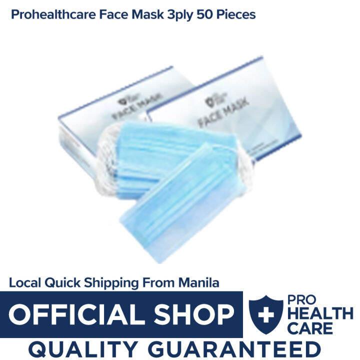 Prohealthcare Face Mask 3ply 50 Pieces | Lazada PH