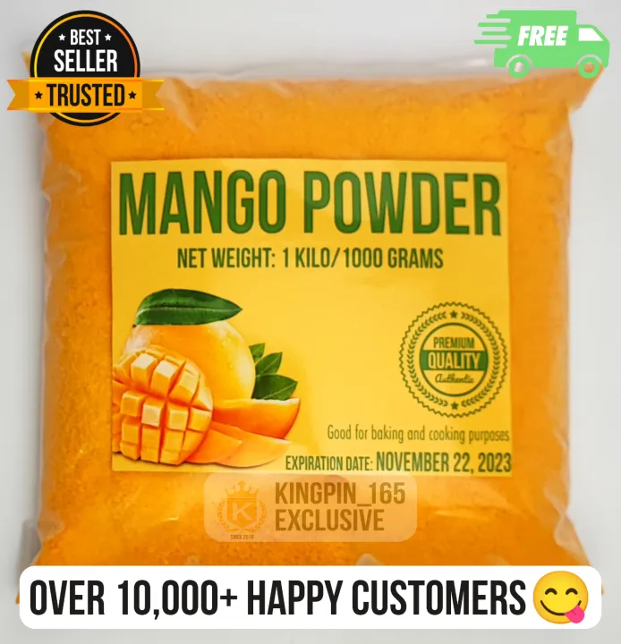 100% PURE Mango Powder Premium Quality for Sherbet, Mango Hopia, Cake ...