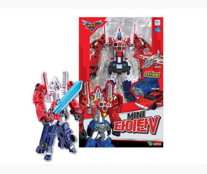 Tobot V Mini Titan V 3 Integration Transformation Robot Toy Lazada Ph