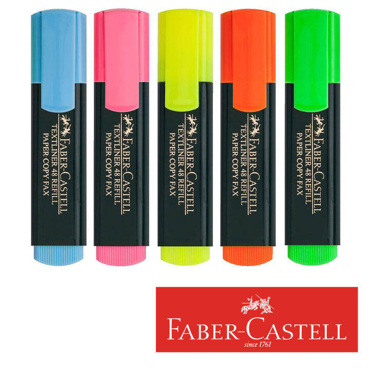 Faber Castell Highlighter Marker Textliner 48 Superfluorescent Neon ...