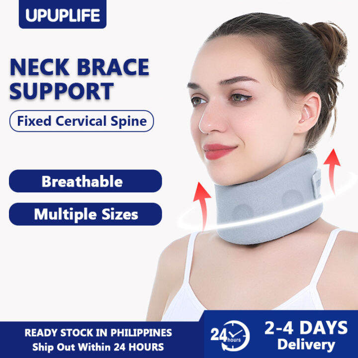 【UPUPLIFE】Adjustable Foam Neck Support Relief Traction Brace Collar ...