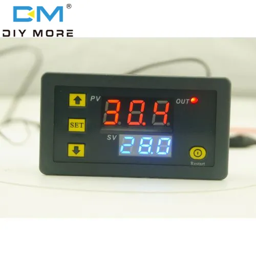 【100% Original】diymoreAC 110V 220V Cycle Timer Delay Relay Temperature Controller Digital ...