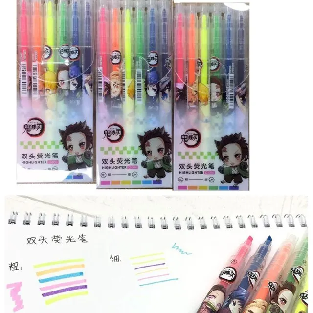 6pcs/set Anime Demon Slayer Kimetsu No Yaiba Kamado Tanjirou Nezuko ...