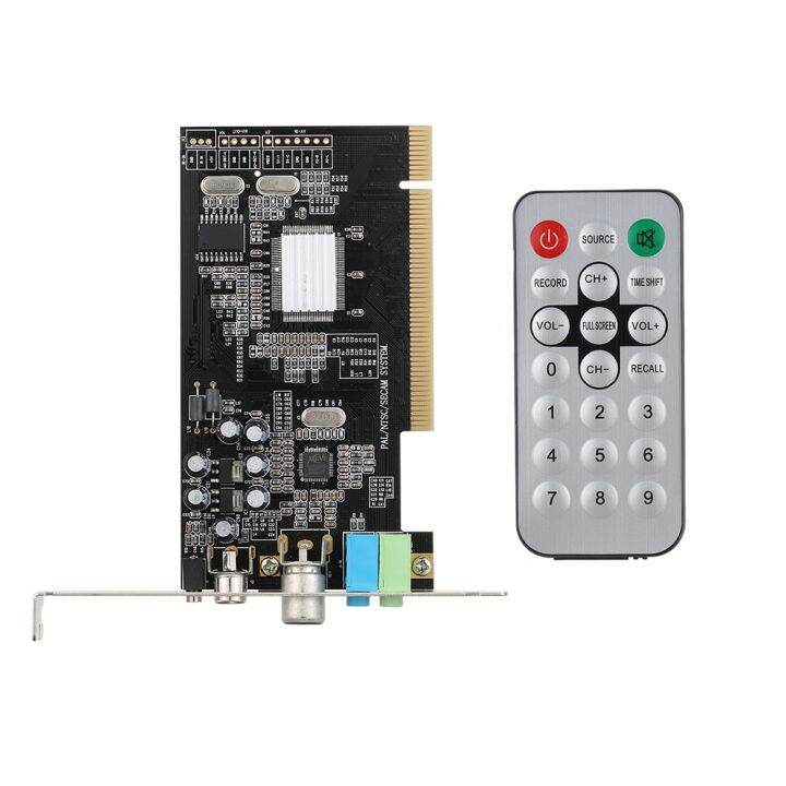 Pci การ์ดจูนทีวีภายในสำหรับเครื่อง Dvr กล้องบันทึกภาพวีดีโอ Pal Bg Pal ...