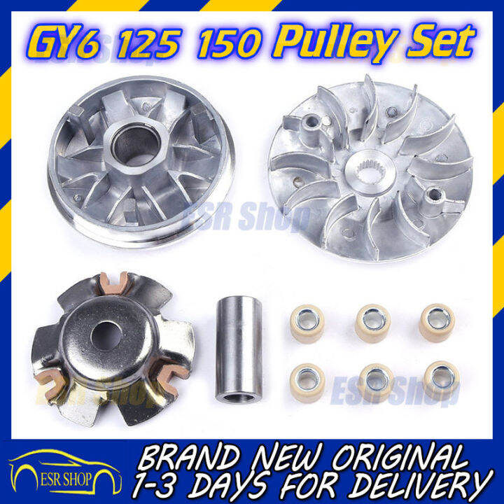 🇵🇭 Motorcycle Parts GY6 125 150 Pulley Set With Drive Face And Bola ...