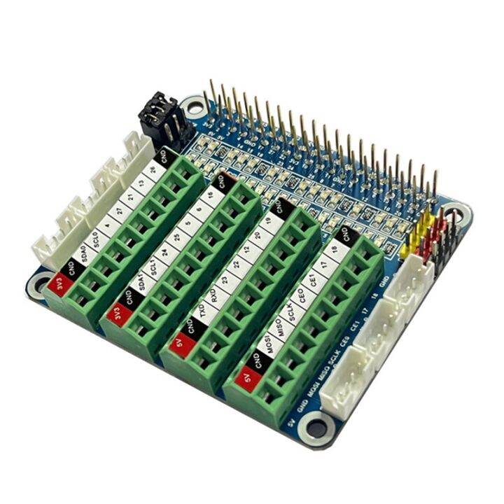 Pi ALL GPIO Test Board for Raspberry Pi 3B/4B PCF8591 Sensor LED ...