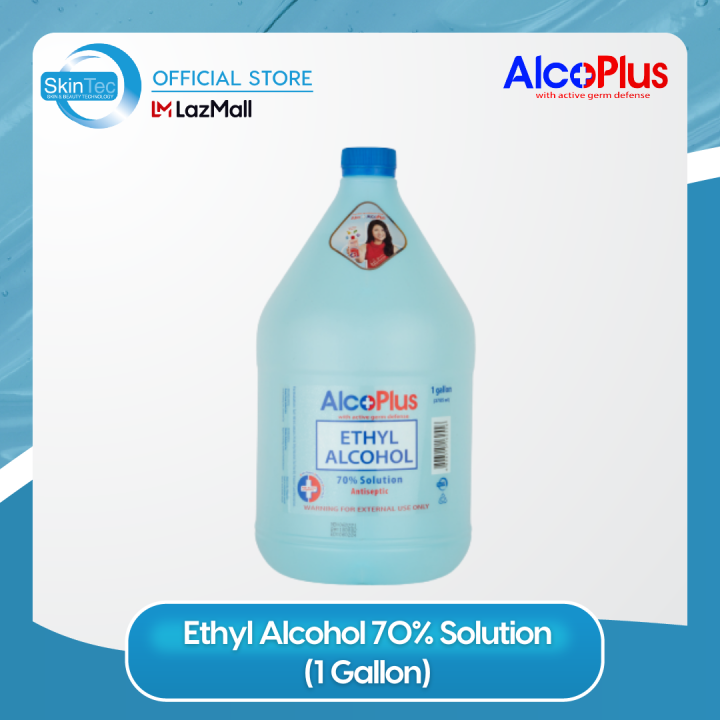 AlcoPlus Blue Ethyl Alcohol 70 Solution 1 Gallon | Lazada PH