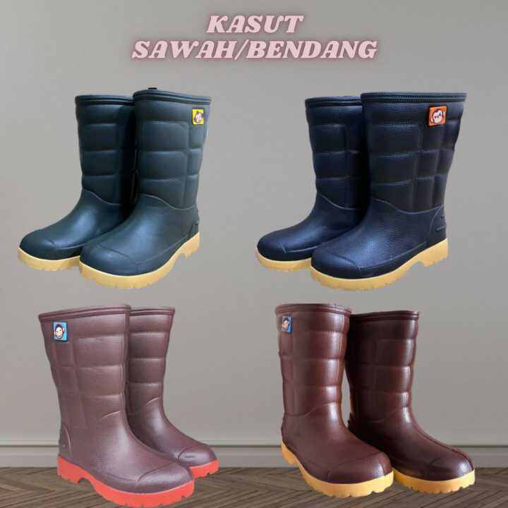 Kasut Kebun Sawah/Bendang Ringan/Kalis Air/Thailand Tinggi 32cm | Lazada
