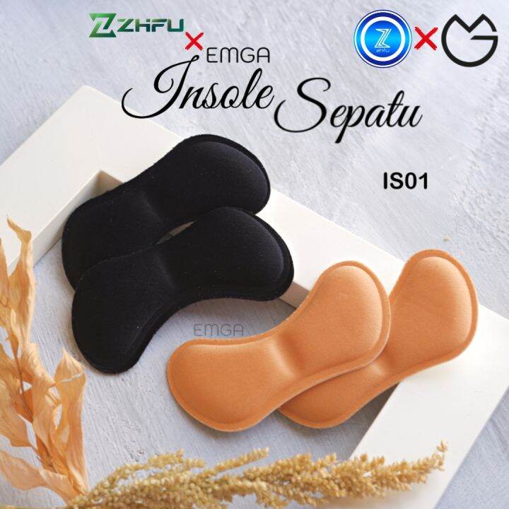 Zhfu x Emga Insole Sepatu IS01 Bantalan Tumit Pelindung Tumit Anti Lecet | Lazada Indonesia