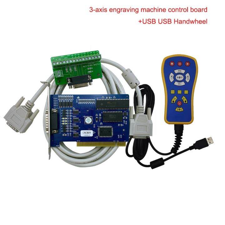 hot! CNC Router Engraving Milling Machine 3 Axis NC Studio PCI Motion Ncstudio Control Card USB ...