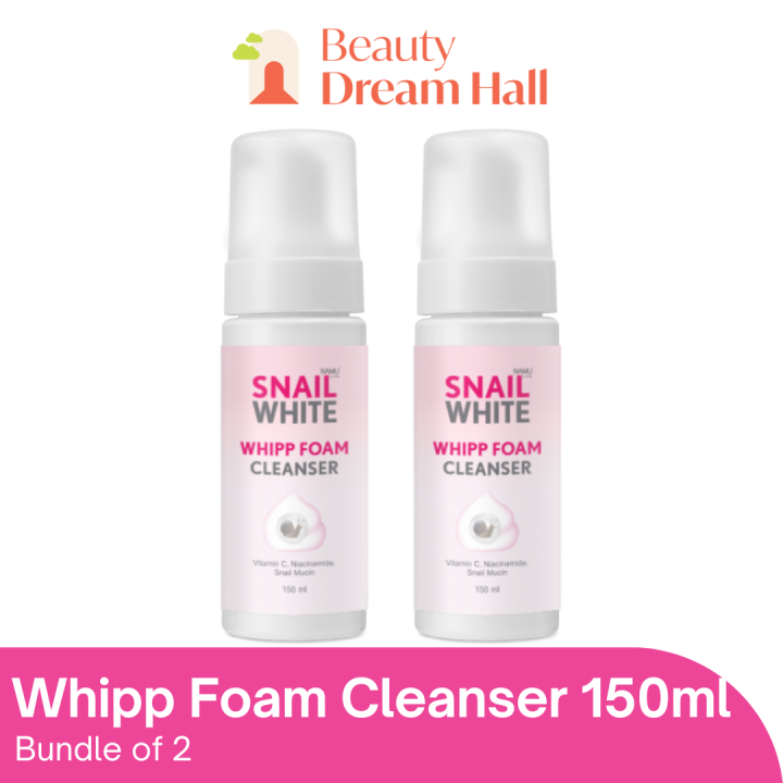 SNAILWHITE Whipp Foam Cleanser 150ml Bundle of 2 | Lazada PH