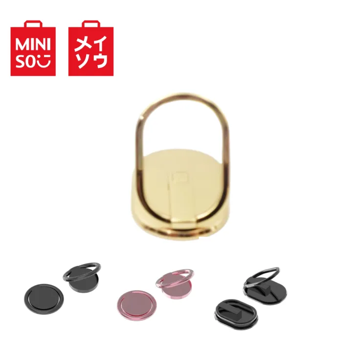 Miniso Phone Ring Holder Metal Shiny / Matte | Lazada PH
