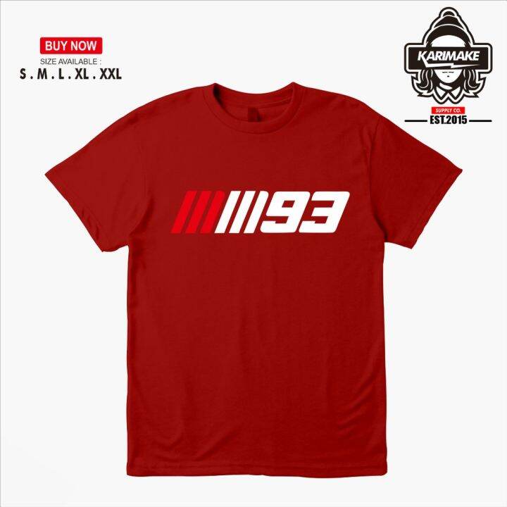 Marc Marquez MM93เสื้อยืด Moto GP เสื้อยานยนต์-คาริมแต่งหน้า | Lazada.co.th