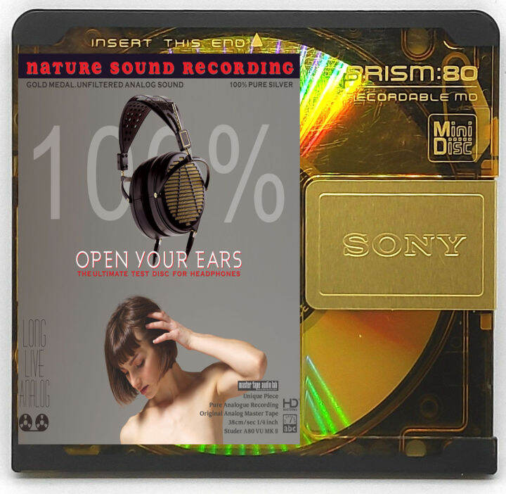 แผ่น MD Open Your Ears - The Ultimate Test Disc For Headphones | Lazada ...