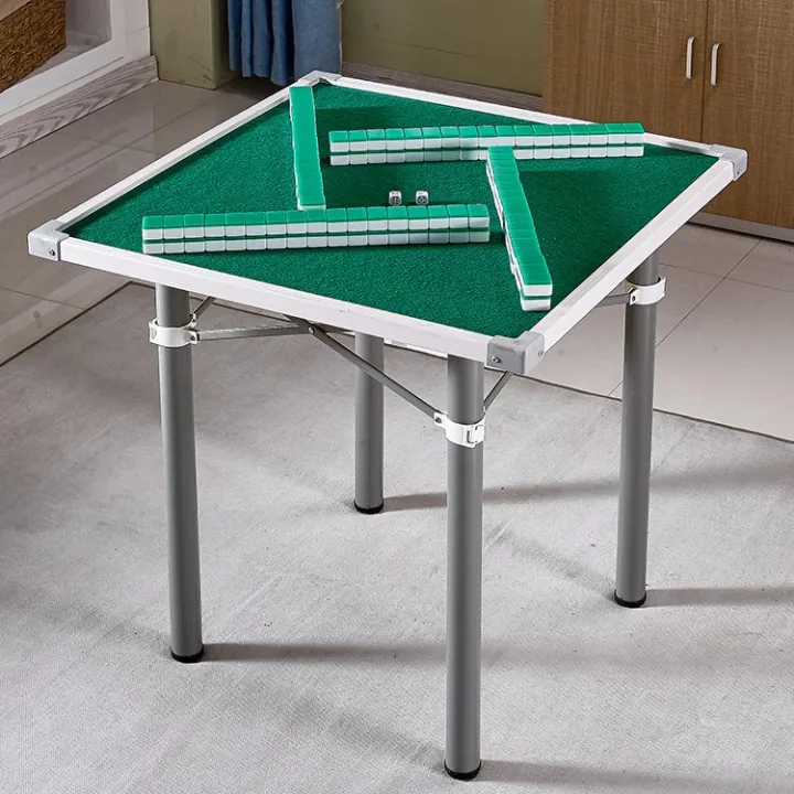 Mahjong table folding square table manual sparrow table silent chess ...