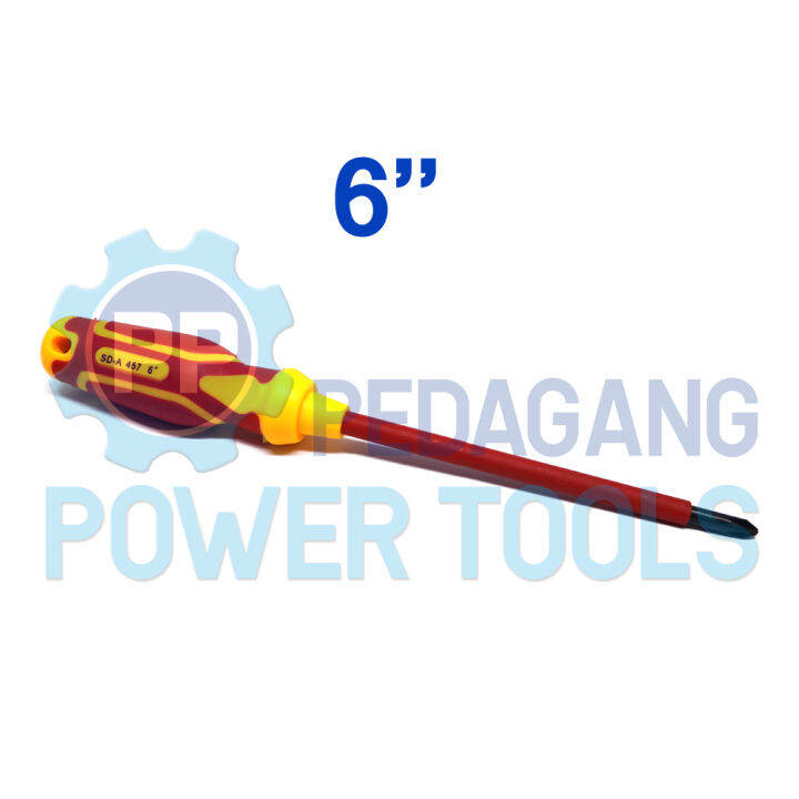 ATS OBENG LISTRIK AC 6 INCH PLUS GAGANG KARET ELECTRIC SCREWDRIVER ...