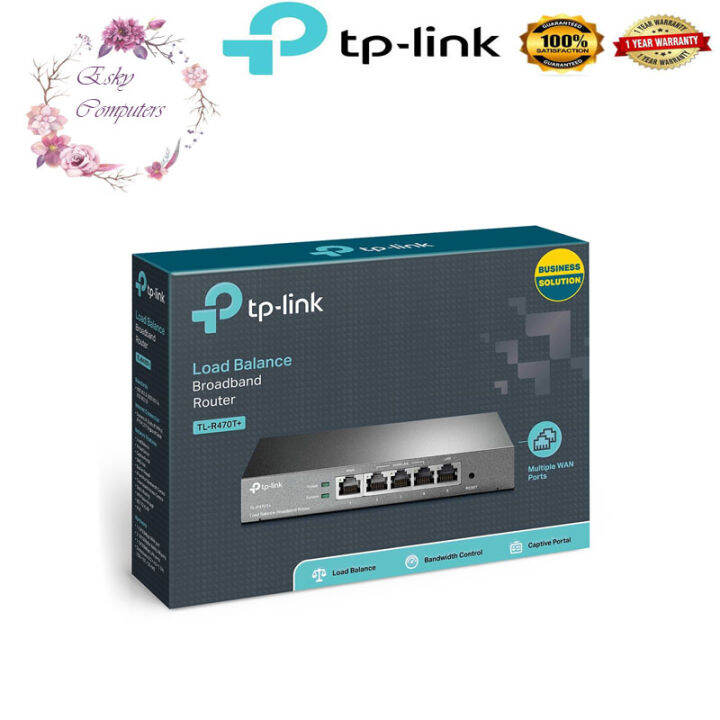 TP-Link TL-R470T+ Load Balance Broadband Router | Lazada PH