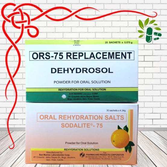 DEHYDROSOL / SODALITE - 75 (ORAL REHYDRATION SALTS) 25 sachets / 30 ...