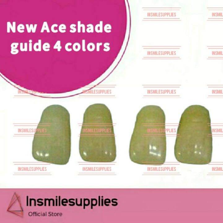 New Ace shade guide 4 colors | Lazada PH