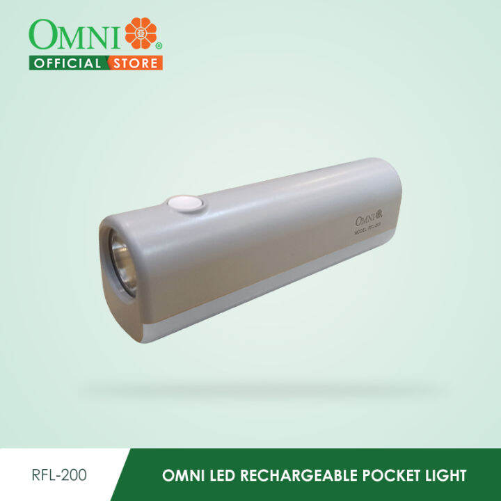 OMNI LED Rechargeable Pocket Light RFL-200 | Lazada PH