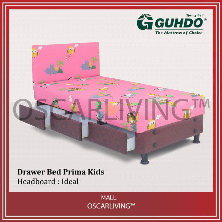 Guhdo Drawer Bed Prima Kids HB Ideal Pink Khusus Jabodetabek | Lazada ...
