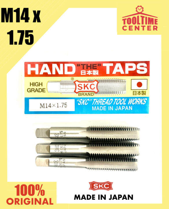 SKC 3 pc. Hand Tap Set M14x1.75 Made in Japan | Lazada PH