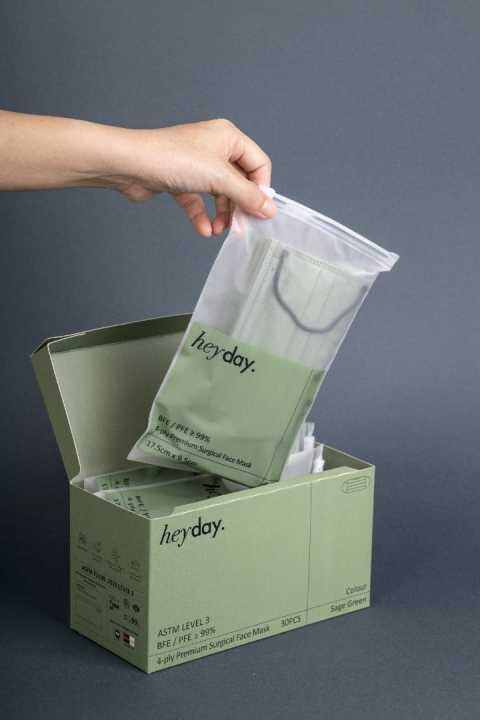 Heyday 4ply Premium Surgical Face Mask -Astm Level 3- (Made in Malaysia ...