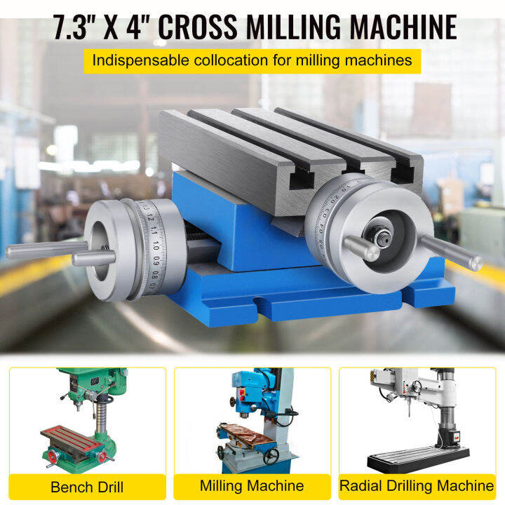 Milling Machine Work Table Slide Cross Compound Slide Milling Table ...