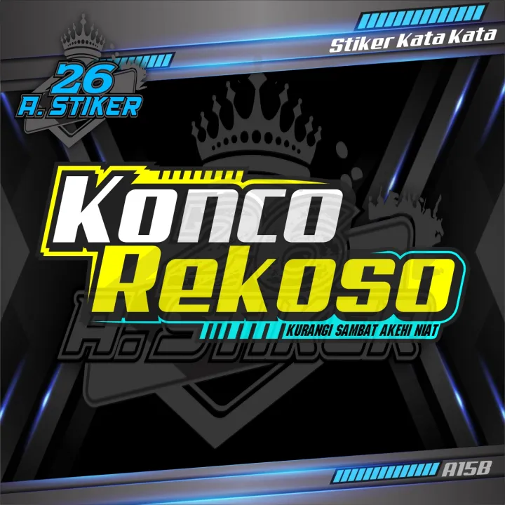 stiker tulisan kata kata keren ,stiker racing, kata kata lucu ,stiker ...