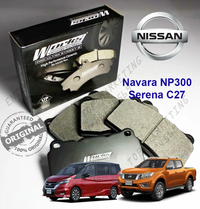 Works Engineering Brake Pad Nissan NP300 Serena C27 (Front) Works Brake ...