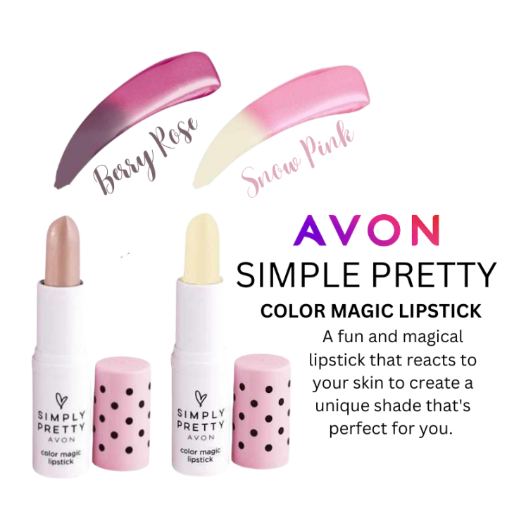AVON SIMPLY PRETTY COLOR MAGIC LIPSTICKS - Avon Beauty Plus Best Seller ...