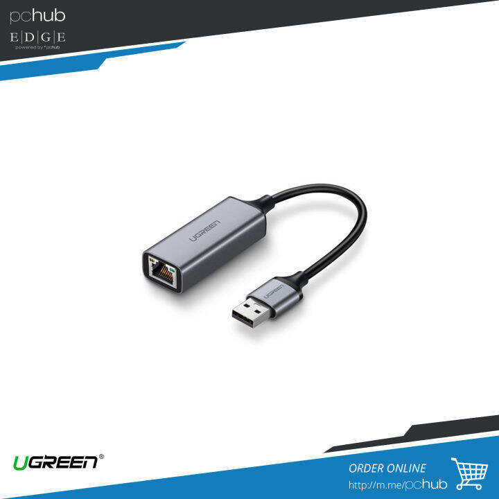 Ugreen USB3.0 to RJ45 Gigabit Ethernet LAN Adapter, aluminum space grey ...