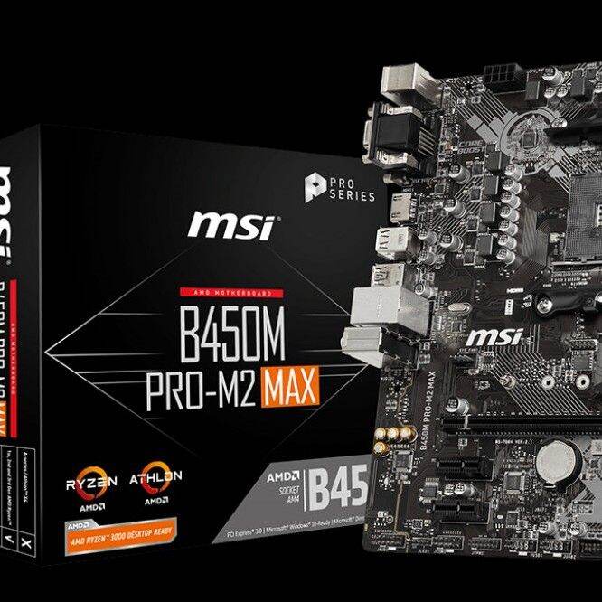 MSI B450M PRO M2 MAX Motherboard AMD AM4 | Lazada Indonesia
