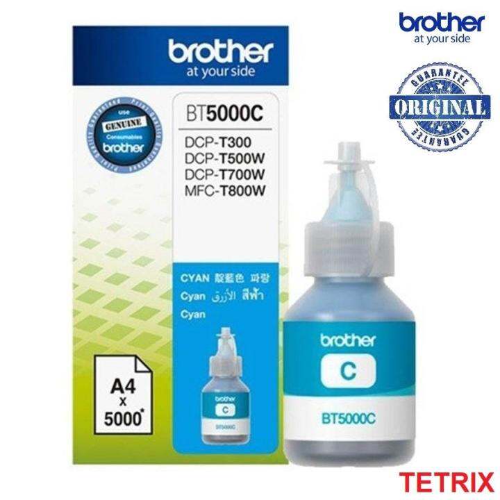 Brother BT5000C Original Refill Ink Cartridge Cyan BT5000 BT-5000C | Lazada