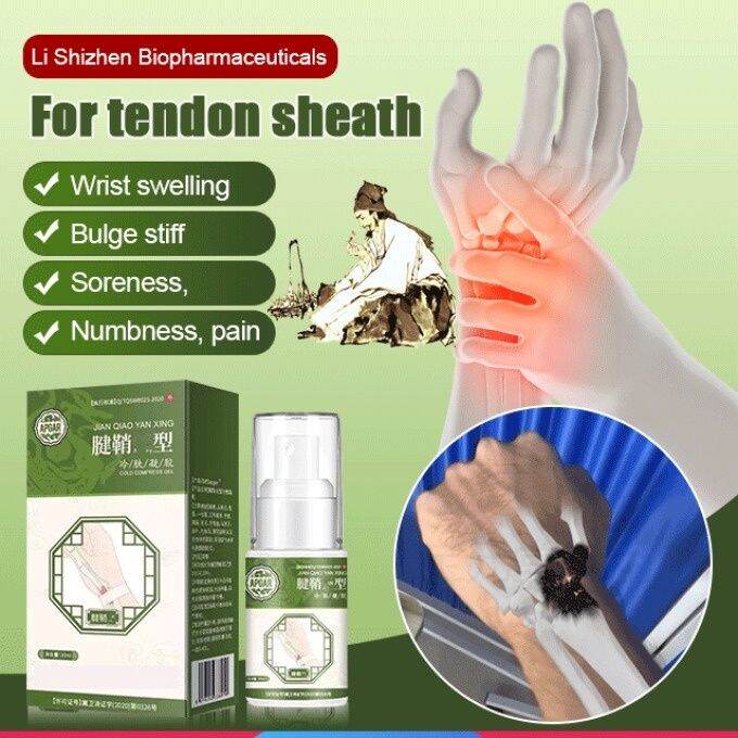 Tenosynovitis Heel Pain Spray Pain Relief Spray Cold Compress Gel Wrist ...