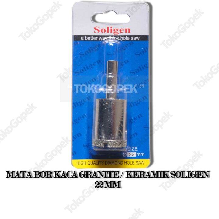 SOLIGEN MATA BOR KERAMIK atau KACA GRANITE 22mm | Lazada Indonesia