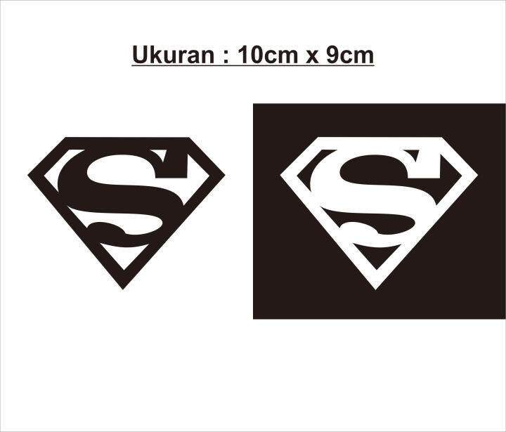 Sticker Cutting SUPERMAN Sticker Universal | Lazada Indonesia