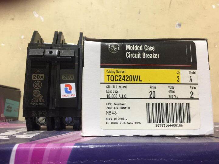 GE Circuit Breaker TQC 15Amp - 100 Amp 2 pole Bolt on | Lazada PH
