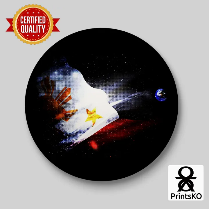 High Quality Button Pin / Badge with Philippines - Three stars and a ...