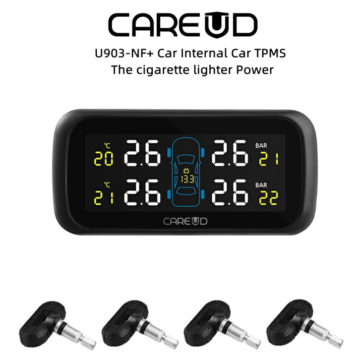 CAREUD U903-NF+ Wireless Car TPMS Internal Car TPMS Car Tire Pressure ...