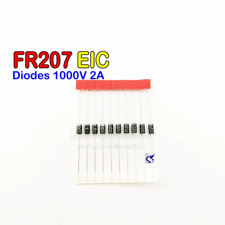 (จำนวน 10 ชิ้น) DIODE ไดโอด FR207 EIC Fast Recovery Rectifier Diodes ...