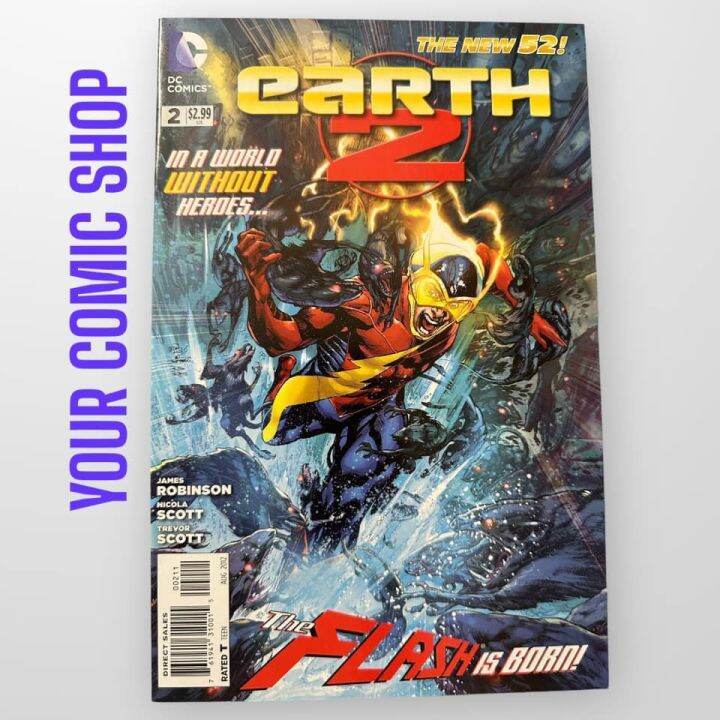 Earth 2 2 A Published Aug 2012 by DC. Cover by Ivan Reis (W) James ...