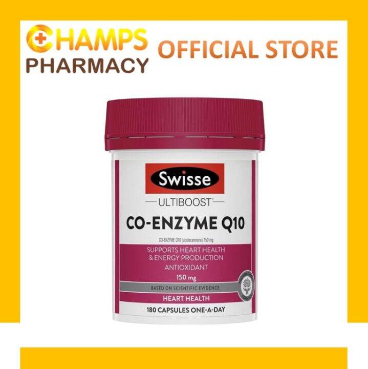 Swisse Co-Enzyme Q10 150mg Caps - 60's EXP 1/25 | Lazada