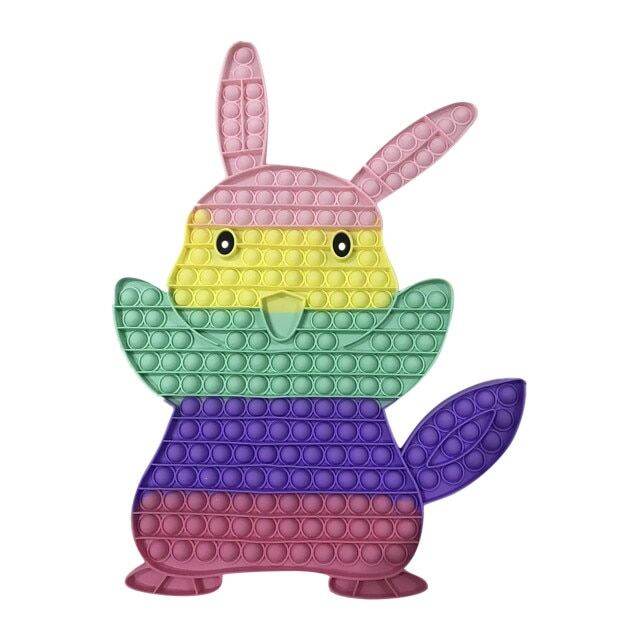 ของเล่นเด็กใหม่ขนาดยักษ์ Popite Fidget รุ้ง Push Popet Bubble Xxl ...