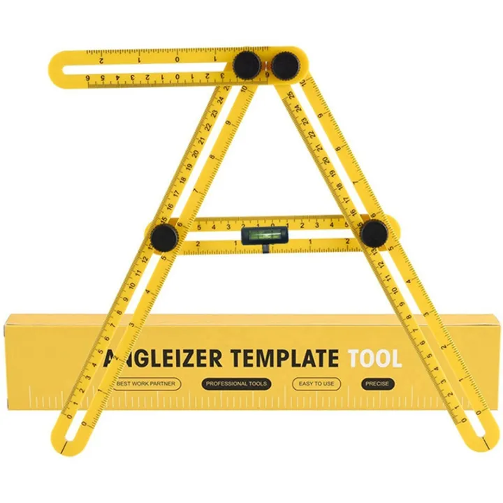 Professional Template Tool Angle Ruler Measuring Protractor Activity ...