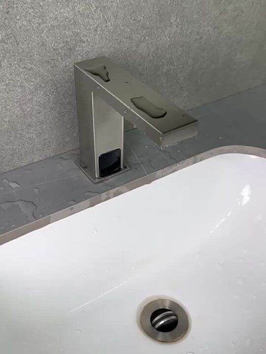 Mttuzk 304 Stainless Steel Deck Mounted Automatic Sensor Faucet