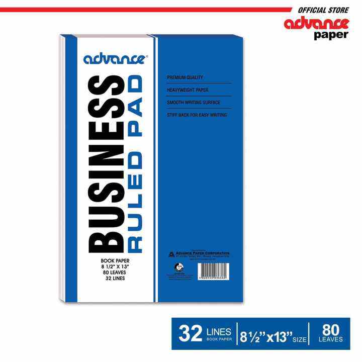 Advance Business Pad (white paper) | Lazada PH