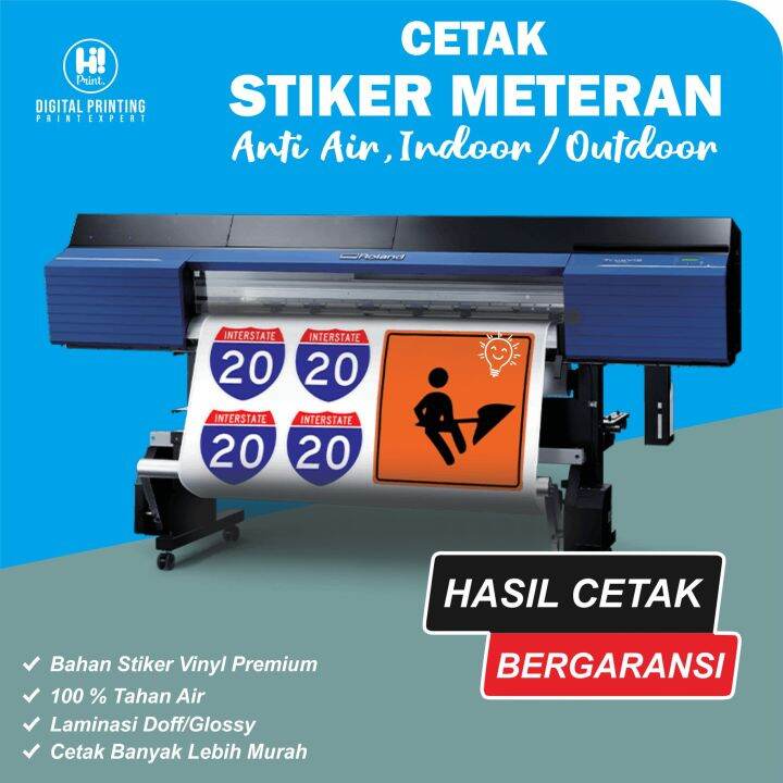Cetak Stiker Meteran | Lazada Indonesia